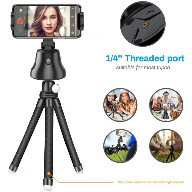 Auto Smart Shooting Selfie Stick Intelligent Follow Gimbal AI Composition Object Tracking Auto ...
