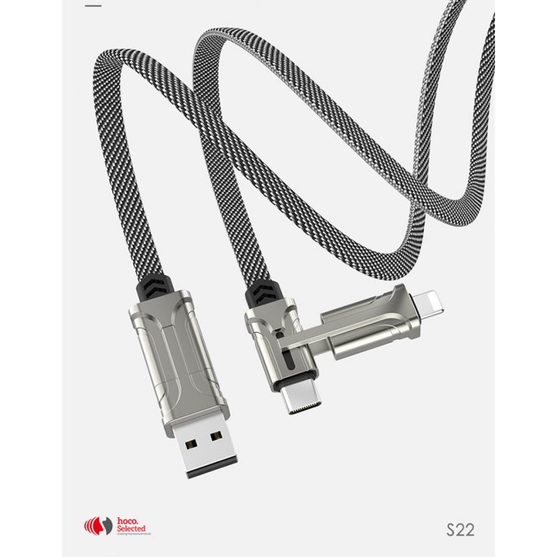 Cable puissant rapide type-c lightning multipris 4 en 1 HOCO 20V3A max