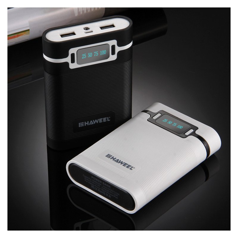 Boitier Portable 4 Slot piles 18650 LCD Display DIY Power Bank (Sans piles)